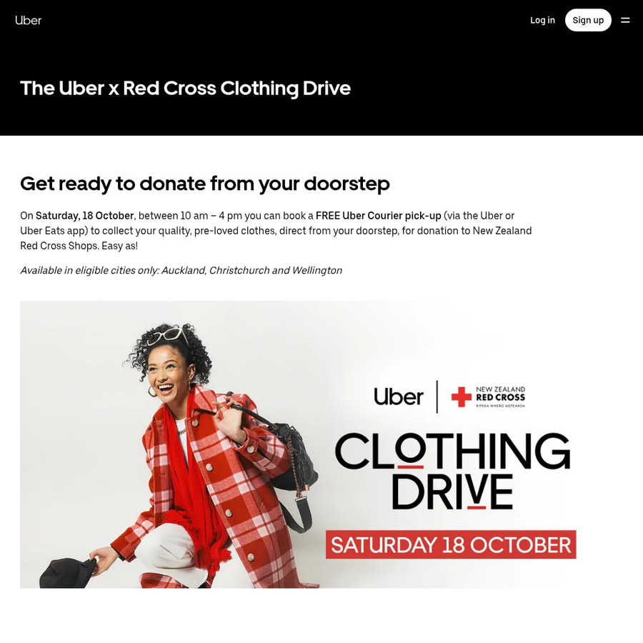 [AKL, WLG, CHCH] Donate Clothes & Accessories to Red Cross from Your ...