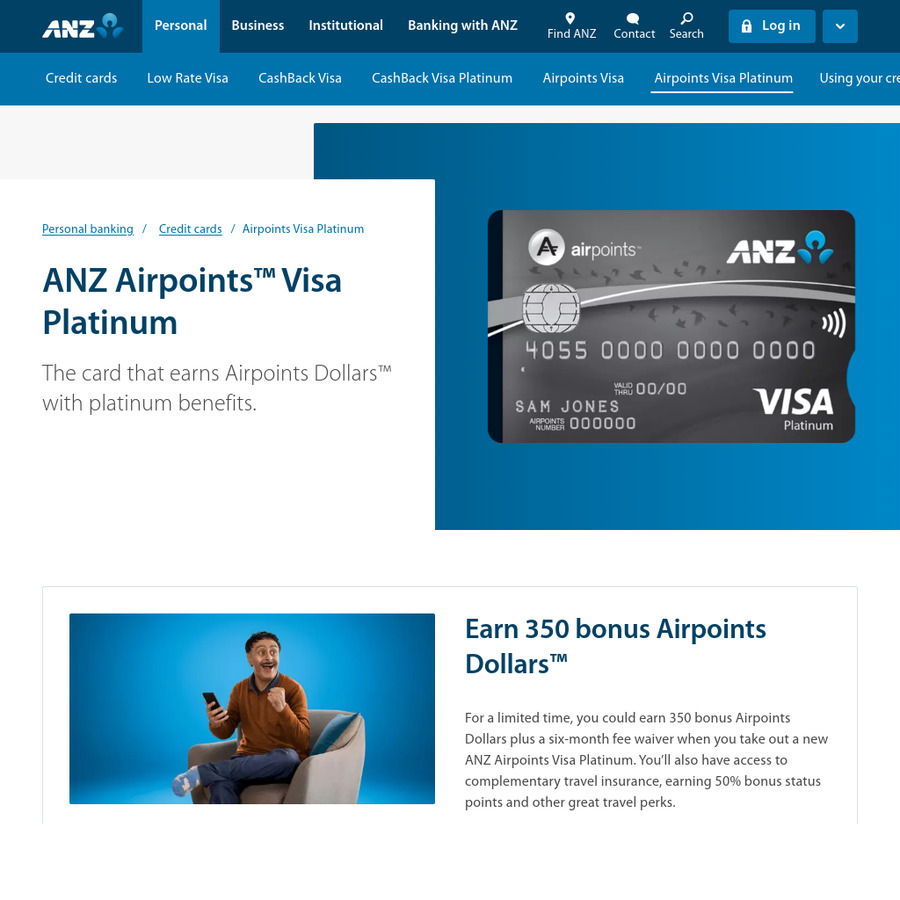 Apply for Airpoints Visa Platinum Card & Get 350 Airpoints Dollars + 6 ...