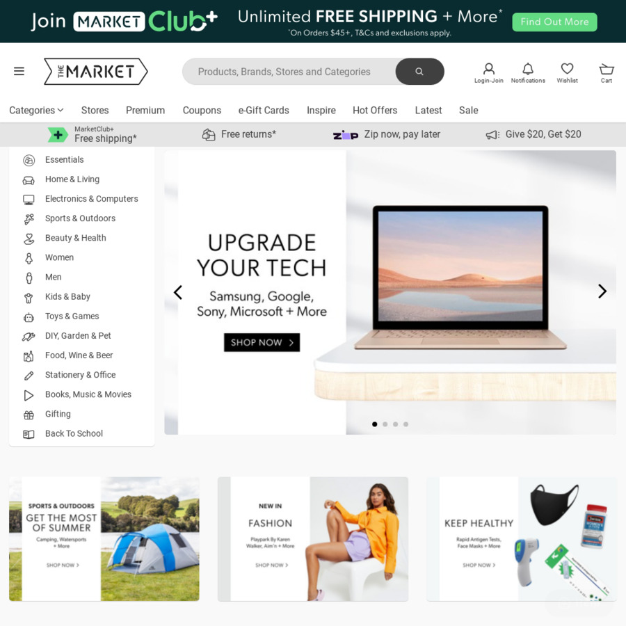 $5 off $50 Spend @ The Market - ChoiceCheapies