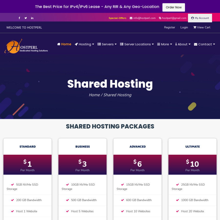Shared Hosting, cPanel, CloudLinux 5GB NVME, 200GB Bandwidth, 1 Website for $1.65/month NZD at ...
