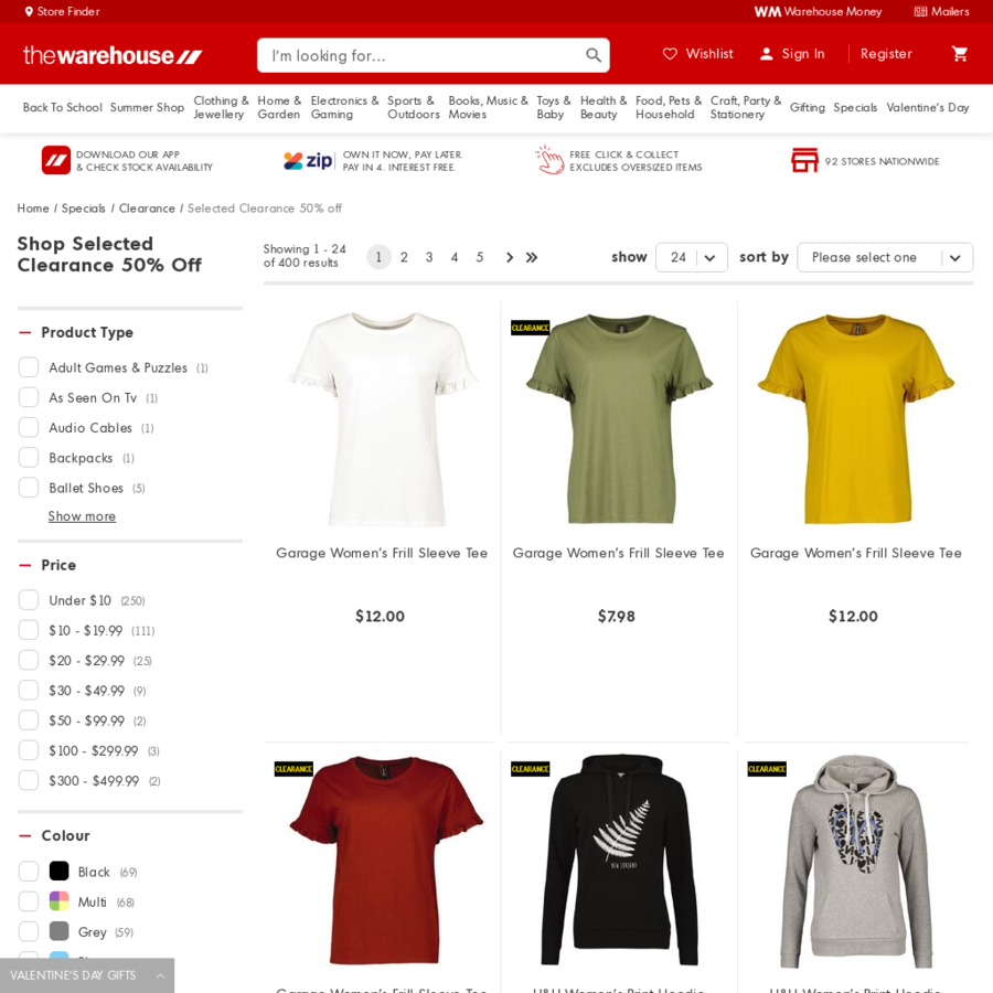 50% off Selected Clearance Items @ The Warehouse - ChoiceCheapies
