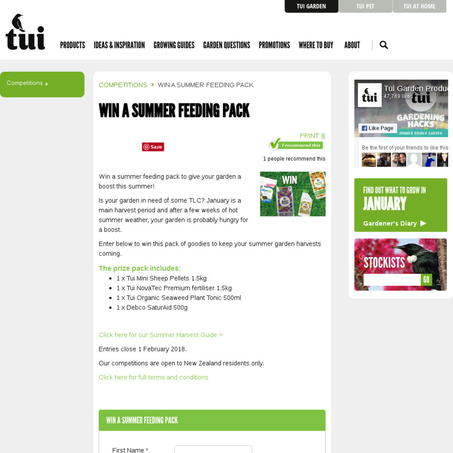 Win Tui Mini Sheep Pellets 1.5kg, Novatec Premium Fertiliser 1.5kg ...