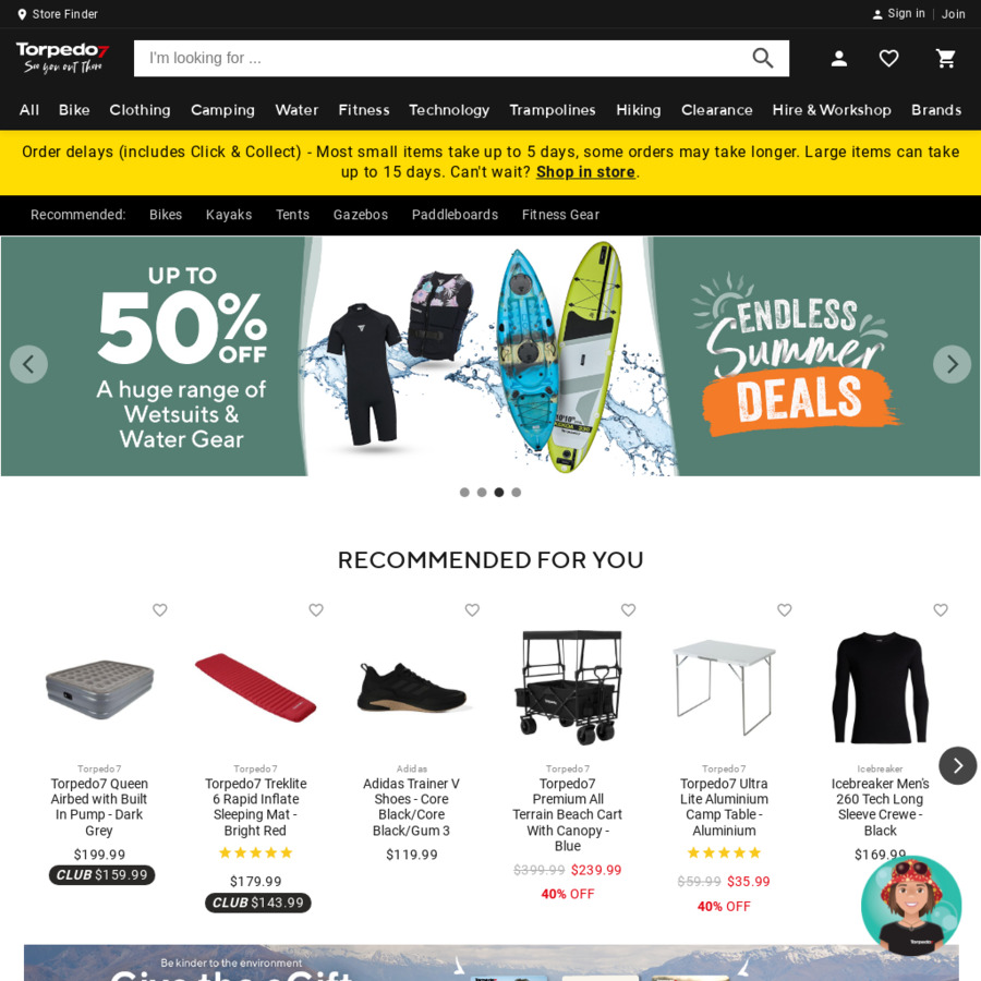 [Auckland] 30% off RRP or Clearance Price (Exclusions Apply) @ Torpedo7 Newmarket - ChoiceCheapies