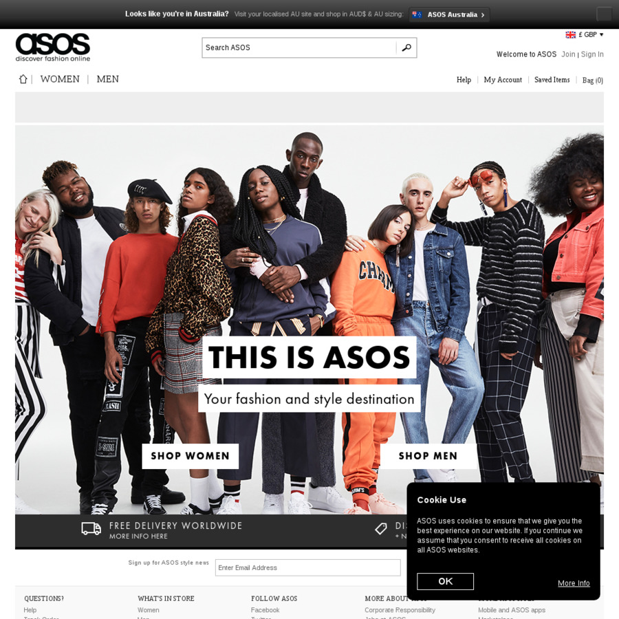 20% off Everything (Includes Sale Items) at ASOS [Black Friday Offer ...