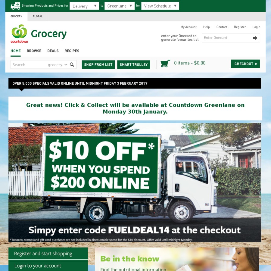 $10 off Orders Over $200 at Countdown Supermarkets (Online ...