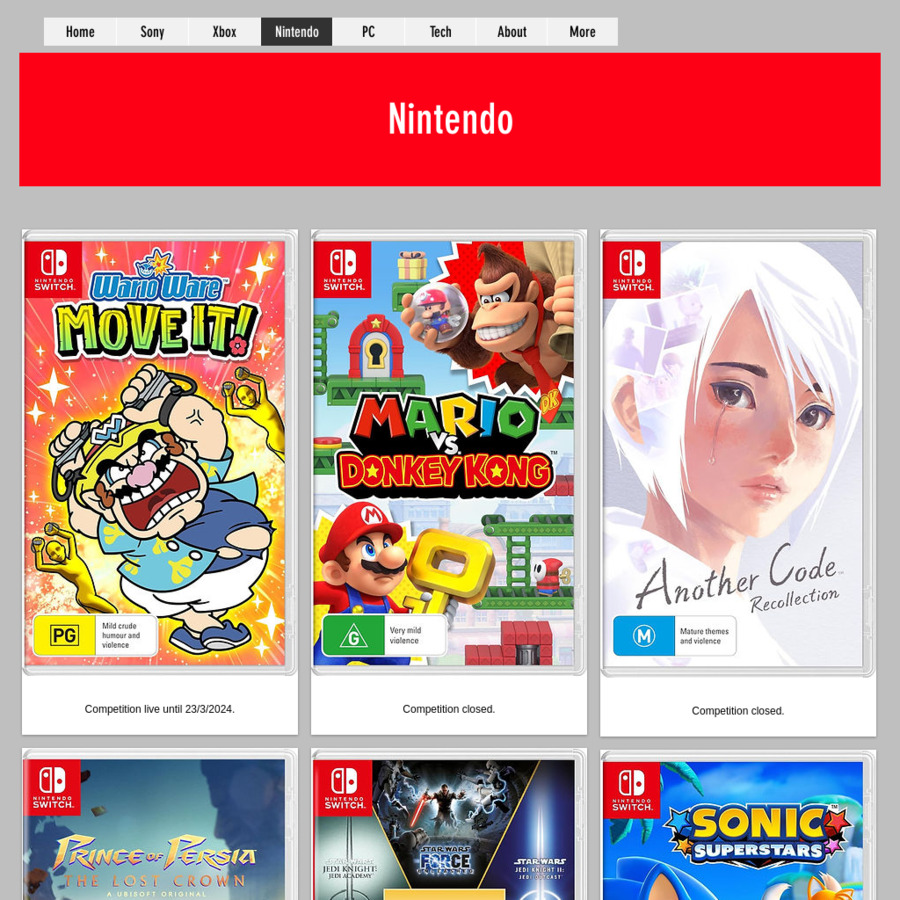 Win WarioWare: Move It! on Nintendo Switch from Legendary Prizes ...