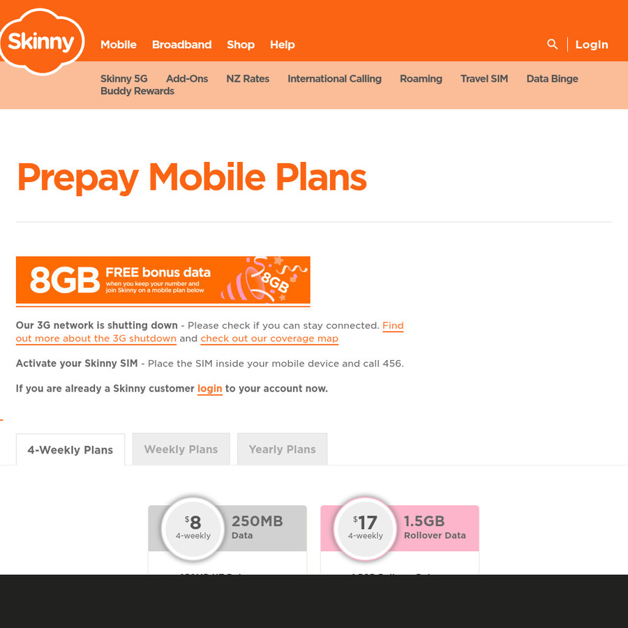 30% off Yearly Plans: 4GB, 300 Mins + Unlimited Texts Per Month $207; 10GB + Unlimited Data ...