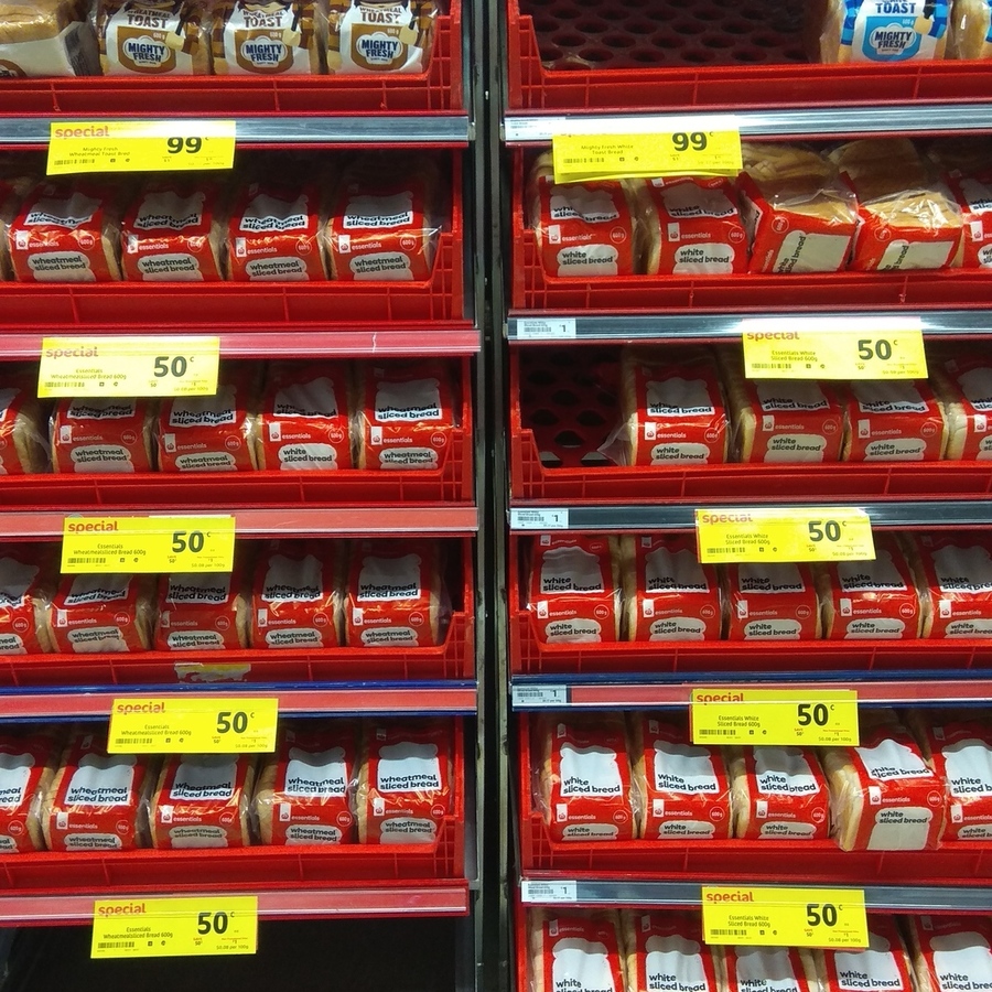 Essentials Bread $0.50 Per Loaf @ Countdown Meadowbank - ChoiceCheapies