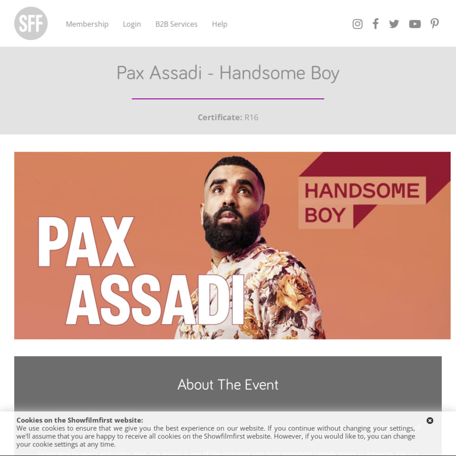 Tickets to Pax Assadi - Handsome Boy Show (Comedy) $0 (+ $2 Admin Fee ...