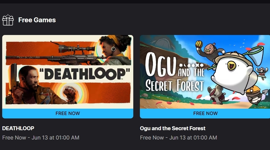 [PC, Epic] Free - Deathloop & Ogu and the Secret Forest @ Epic Games - ChoiceCheapies