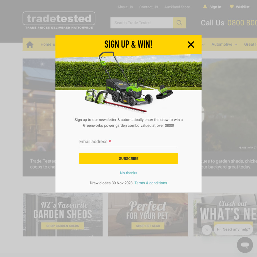 Free Shipping (Exclusions Apply) @ Trade Tested - ChoiceCheapies