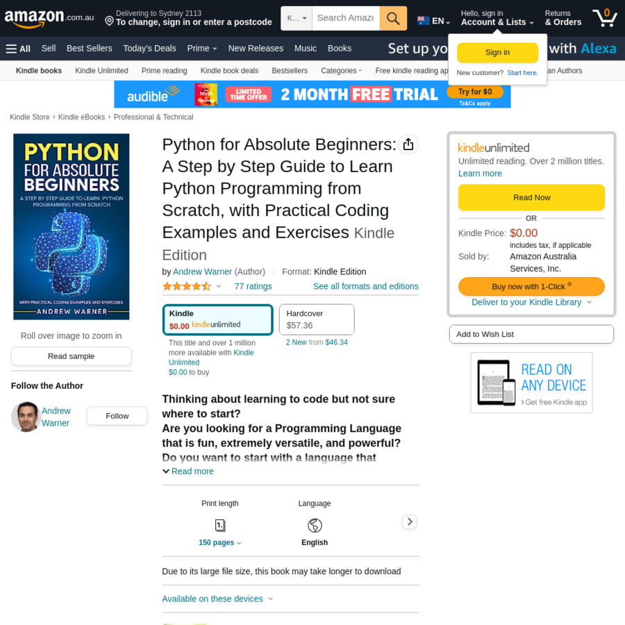 [eBook] $0 Python, Excel, Dracula, Getting Rich, ChatGPT, Anxiety ...