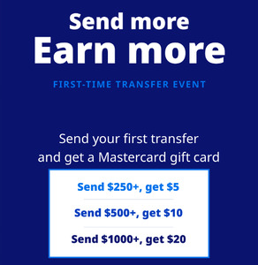 Bonus Mastercard Gift Card on your First XE Money Transfer (Send $250 ...