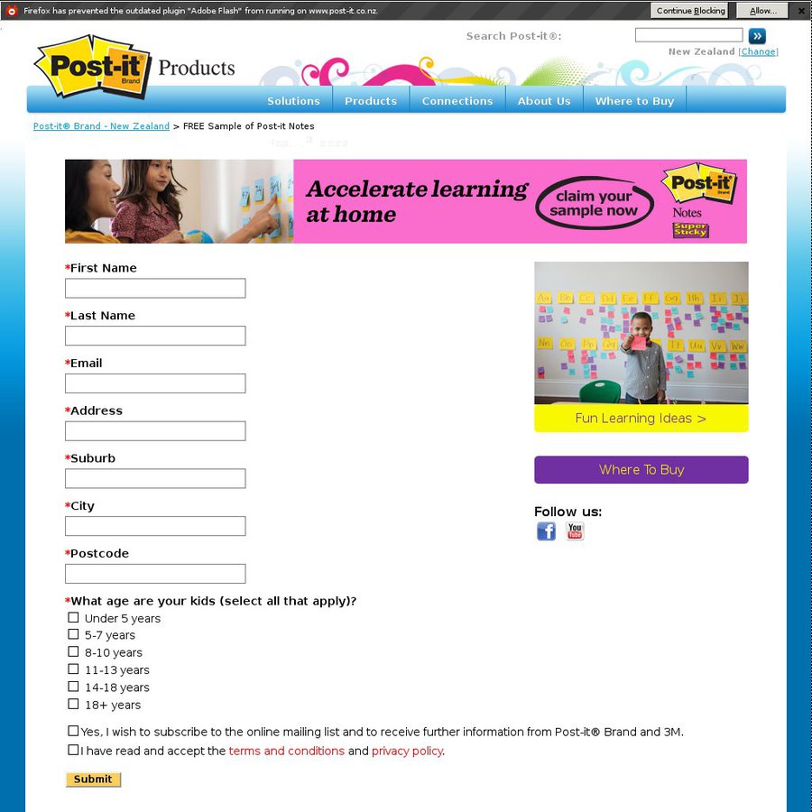 FREE Sample of Post-It Notes - ChoiceCheapies