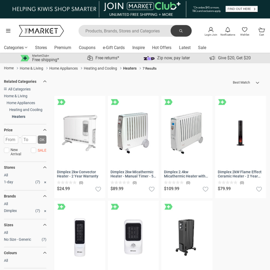Dimplex Sale: 2kw Convector Heater $24.95; 2kW Flame Ceramic Heater $79 ...
