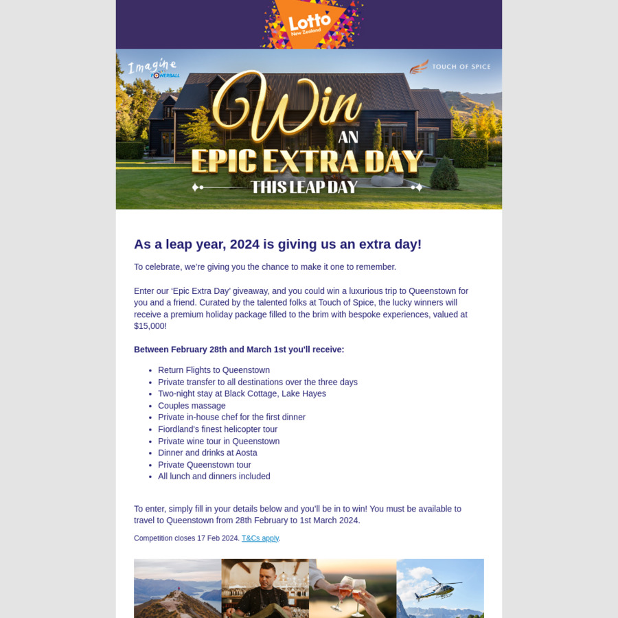 Win an Epic Extra Day This Leap Year with LOTTO - ChoiceCheapies ...