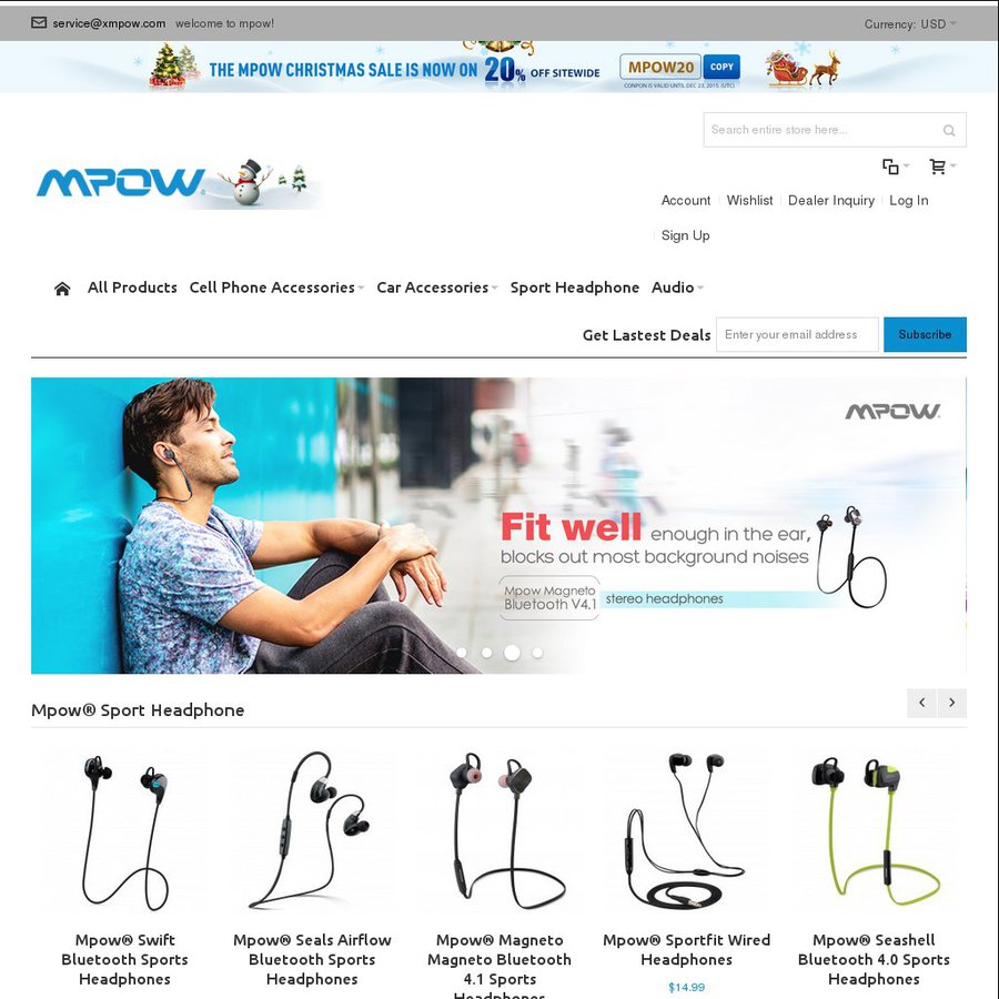 Mpow Brand 20% OFF SiteWide FS @Mpow - ChoiceCheapies